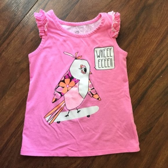 okie dokie | Shirts & Tops | Cute Little Girls Bird Shirt Okie Dokey ...